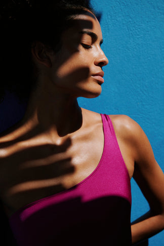 The Asymmetrical Swimsuit – Talia Collins