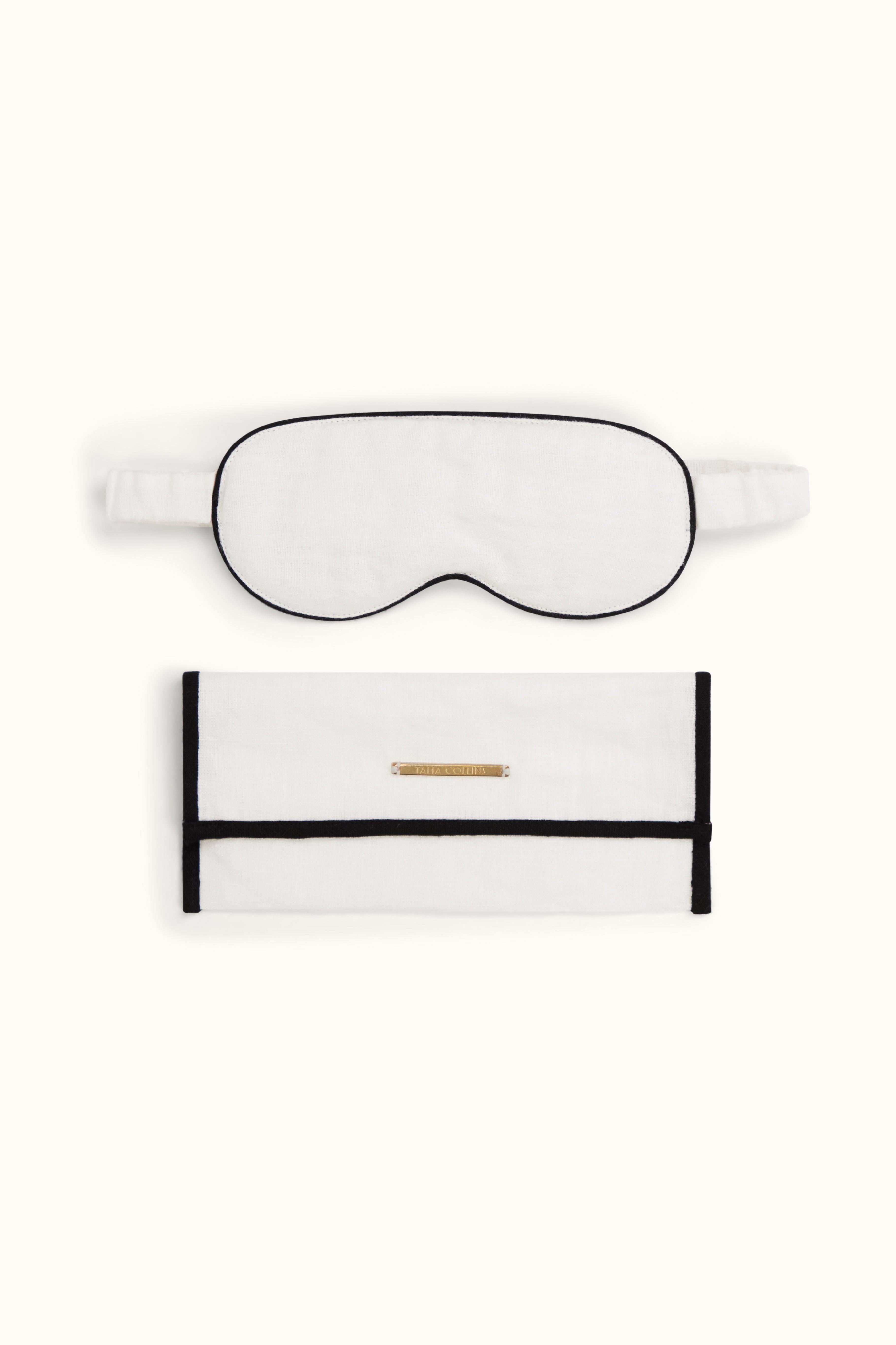 The Allegra ~ Linen Sleep Mask With Case – Talia Collins